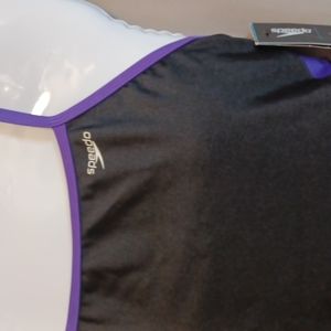 Speedo | Swim | Speedo Womens Swimsuit Race1 Black Purple White Colors ...